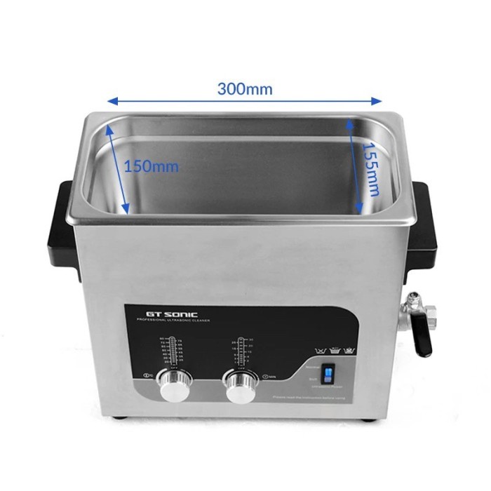 Jual Ultrasonic Cleaner Double 2X Power GT Sonic T3 3 Liter Ultrasonik ...