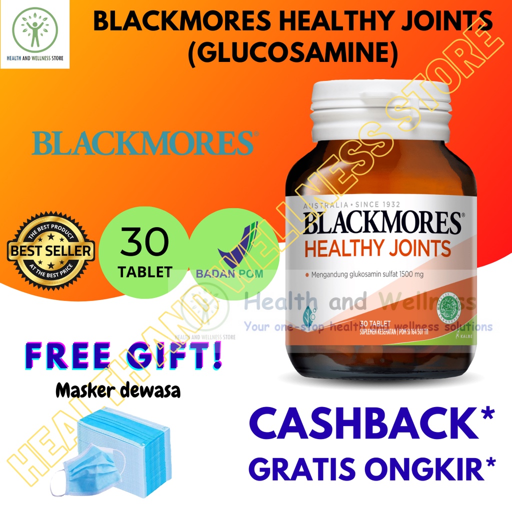 Jual BLACKMORES BONES AND JOINTS HEALTH BIO D3 1000 IU CALCIMAG MULTI ...
