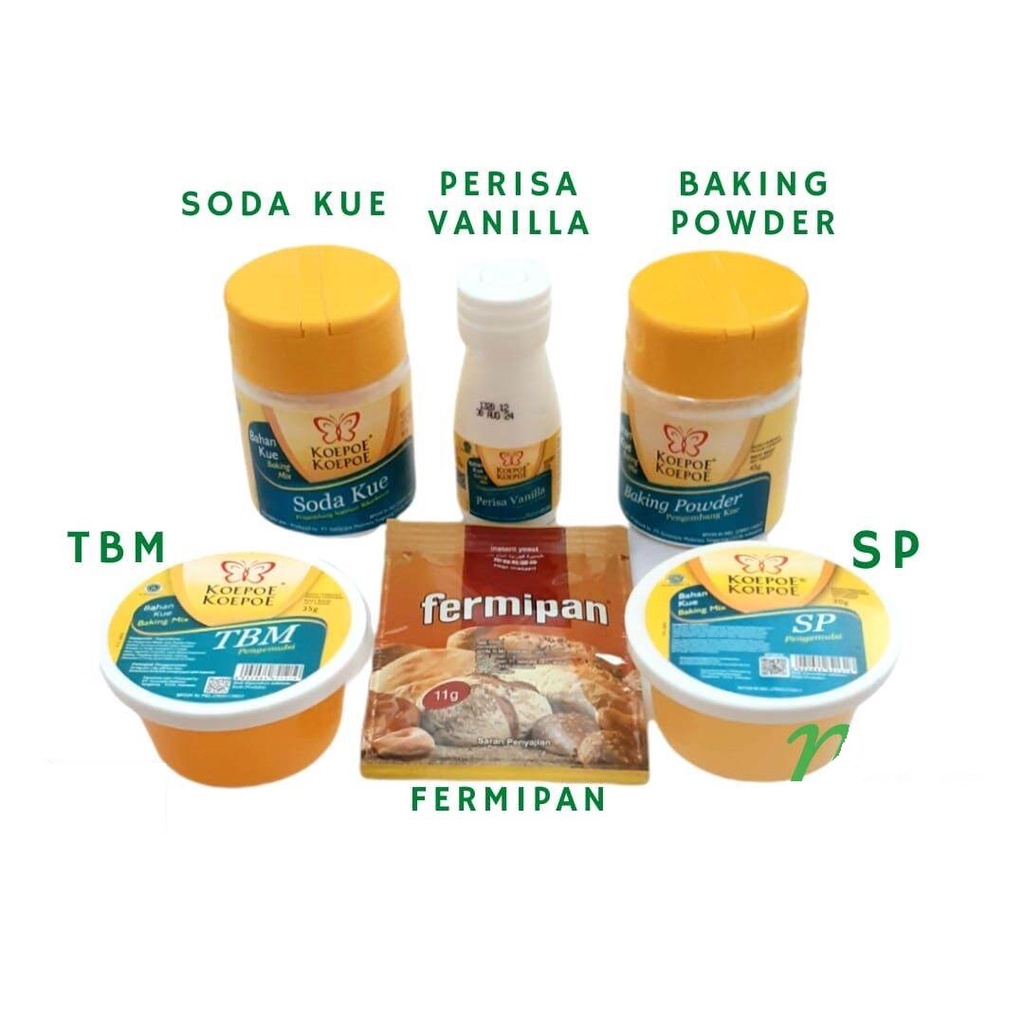 Jual KOEPOE Koepoe TBM, BAKING Powder, SODA KUE, SP, VANILI VANILLA ...
