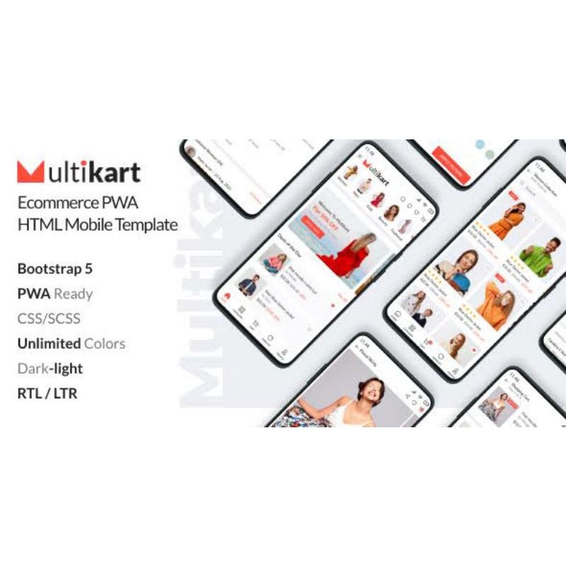 Jual Template html android / template html multikart | Shopee Indonesia