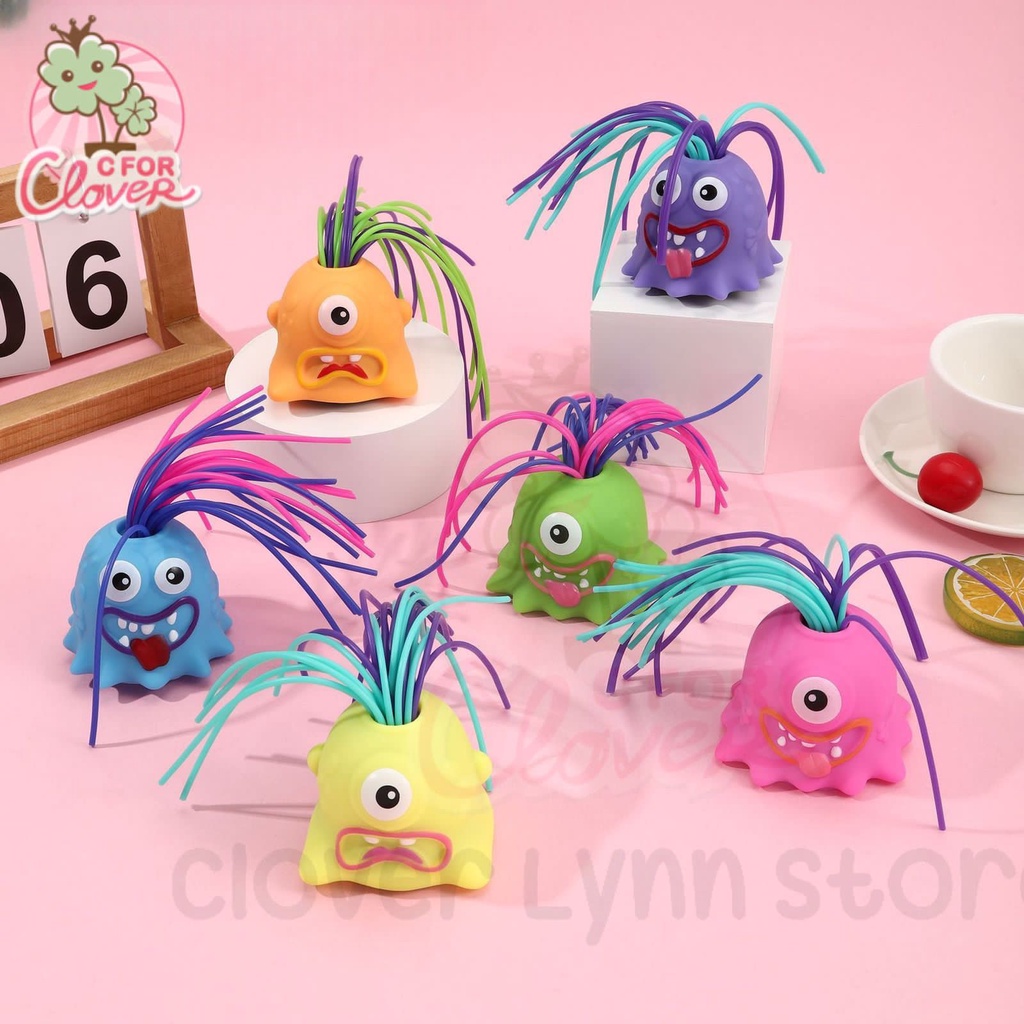 Jual PULLING HAIR SCREAMING MONSTER alien lucu teriak fidget viral anti ...