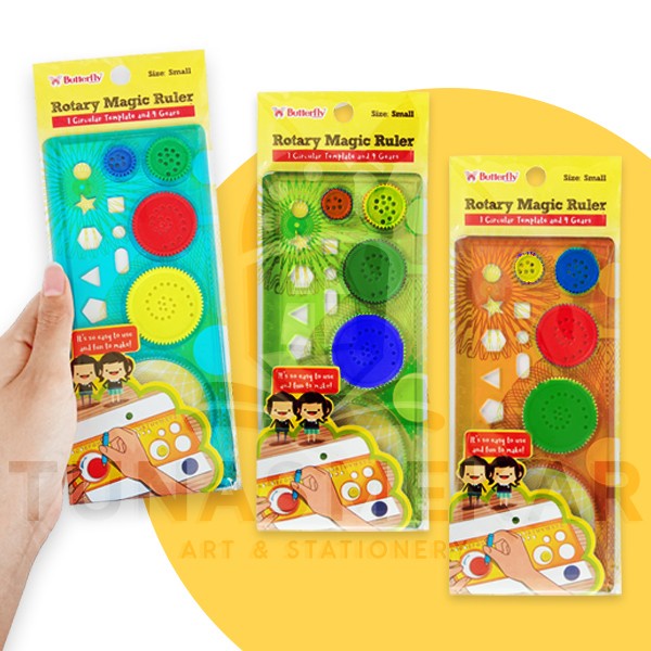 Jual Penggaris Butterfly Rotary Magic Ruler Small | Shopee Indonesia