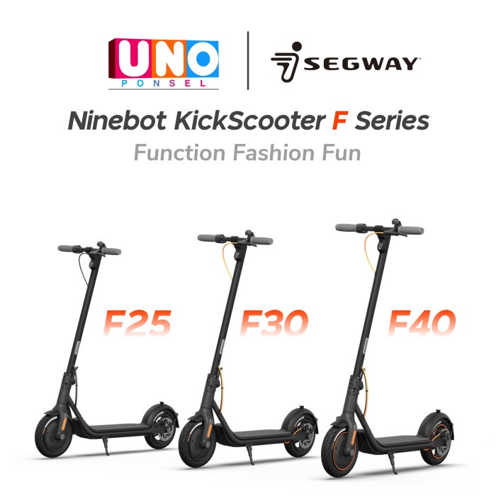 Jual Ninebot Segway F25 / F30 / F40 Electric Scooter By Segway ...