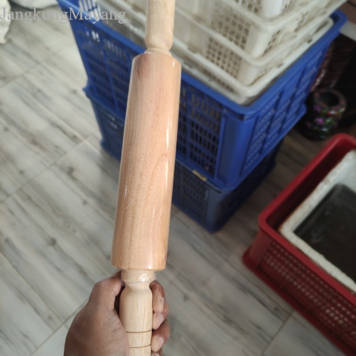 Jual Rolling pin kayu mahoni / penggiling adonan / penggilas adonan ...