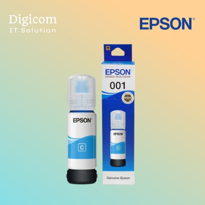 Jual TINTA EPSON 001 CYAN 70ML/L4150 | Shopee Indonesia