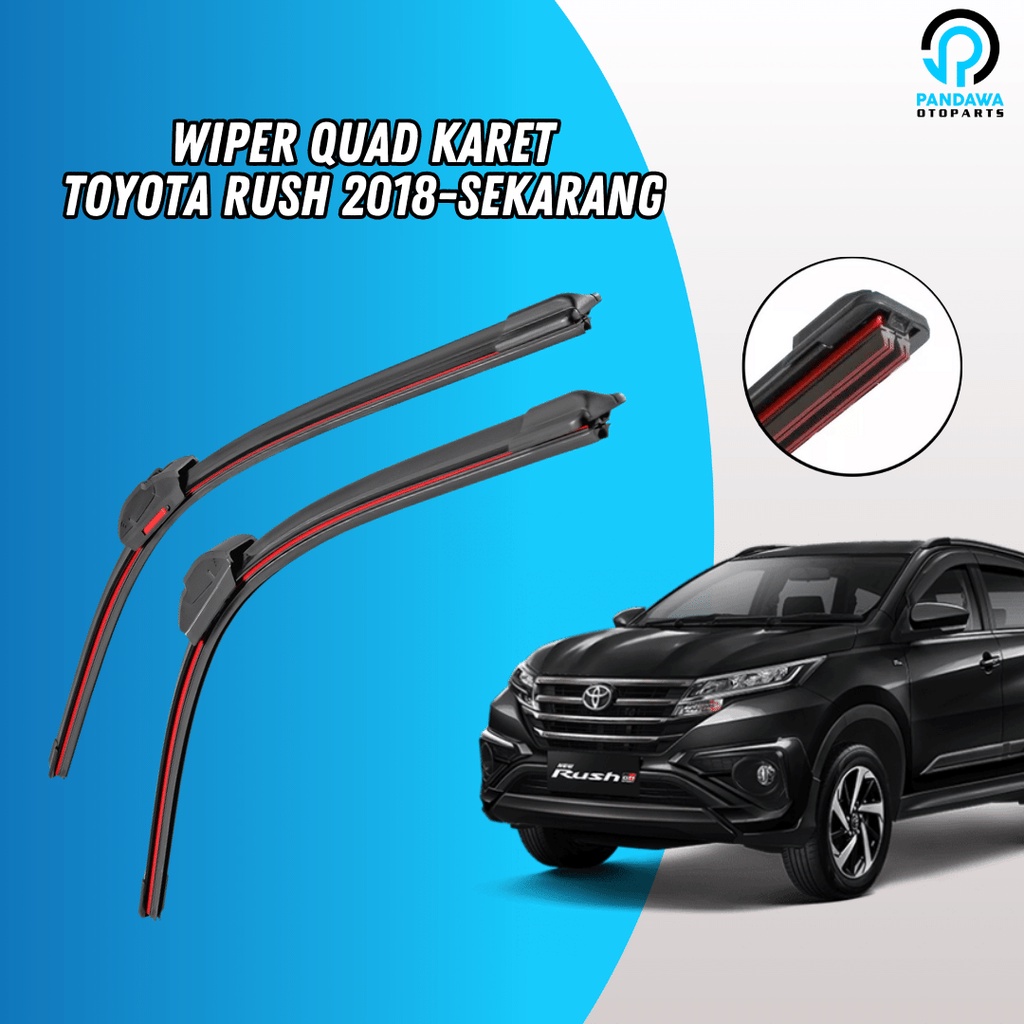 Jual Wiper Quad Blade Toyota All New Rush Rush 2018 - Sekarang / Wiper ...