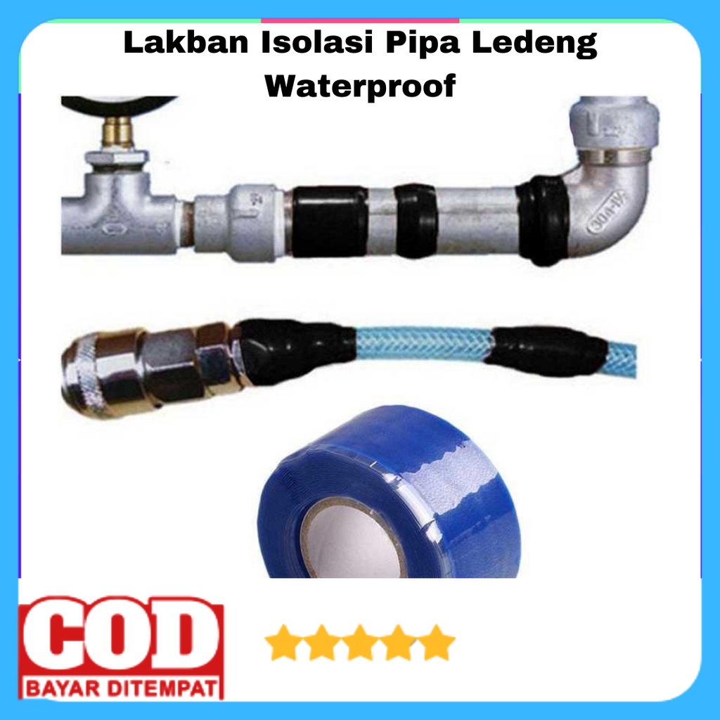 Jual LAKBAN ISOLASI PIPA LEDENG WATERPROOF / LAKBAN ISOLASI PIPA LEDENG ...