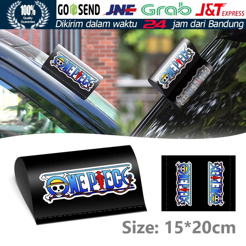 Jual Label Tag Mobil OnePiece Anime / Variasi Penutup Pintu Bagasi ...