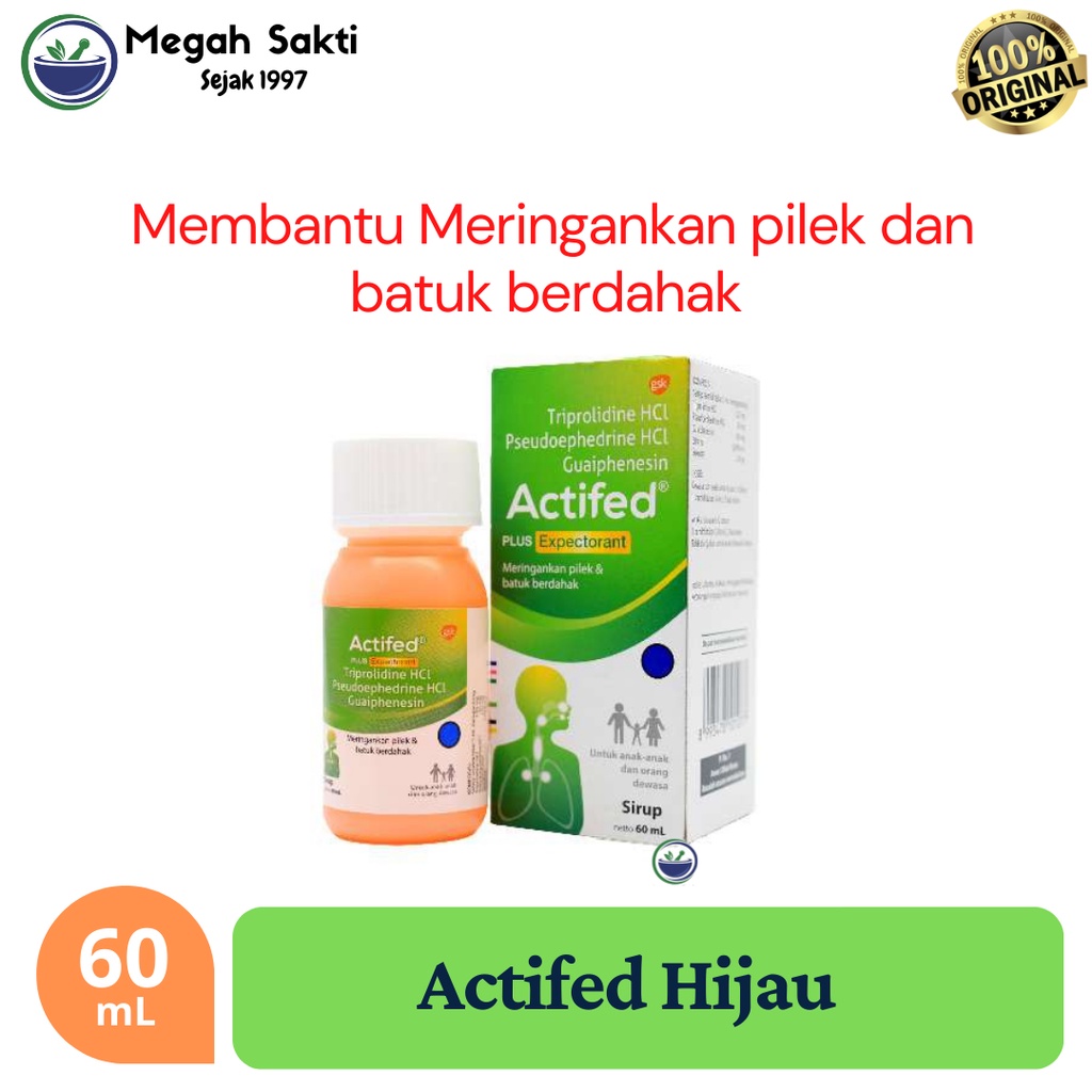 Jual MGS - Actifed Plus Expectorant / Actifed Hijau | Pereda Batuk ...
