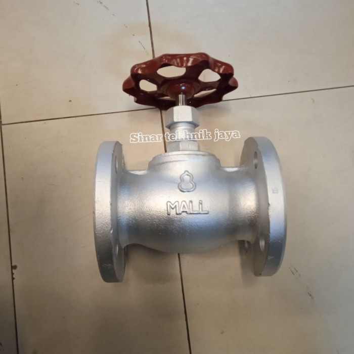Jual globe valve steam 1,5" DN 40 jis 10k mall flange 11/2"inch ...