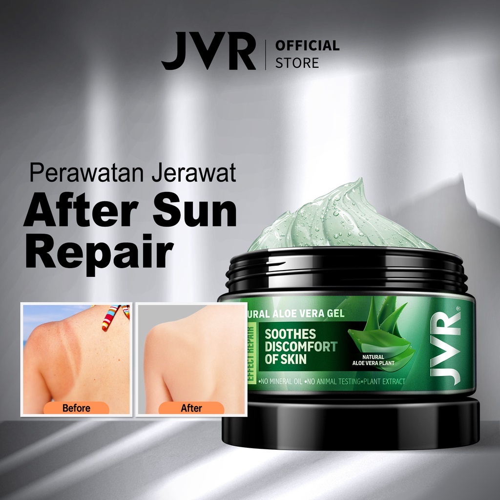 Jual JVR - Natural Aloe Vera Gel 120g - Skincredible | Shopee Indonesia