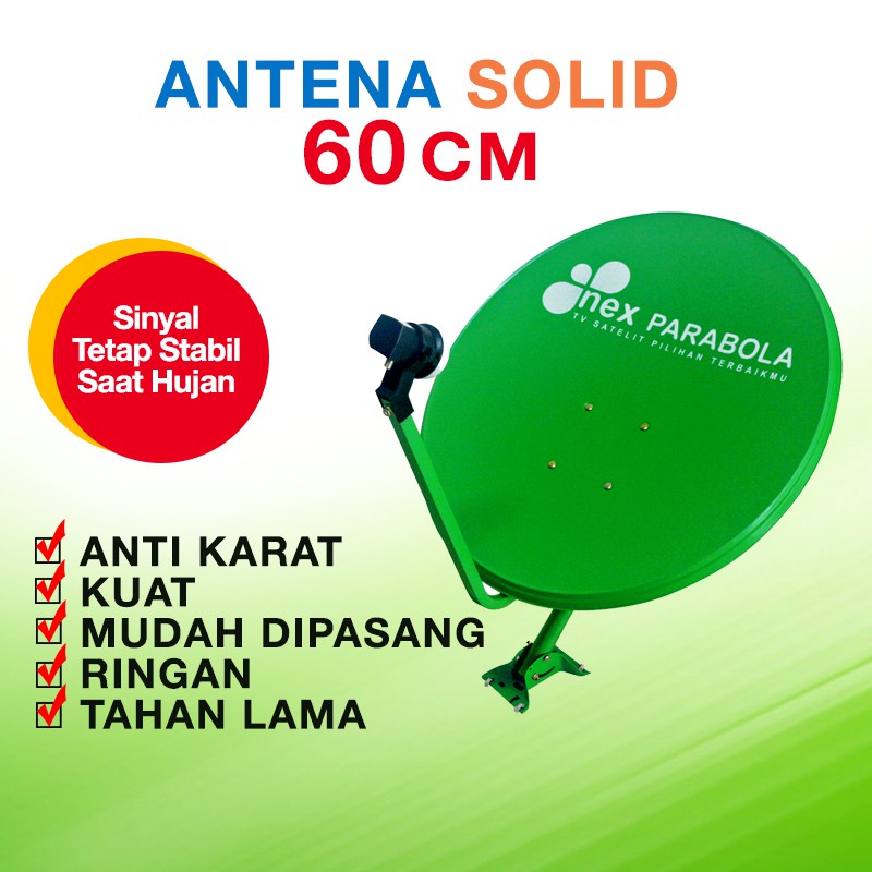 Jual NEX PARABOLA - ODU NEX Parabola 60 CM ( Solid ) | Shopee Indonesia