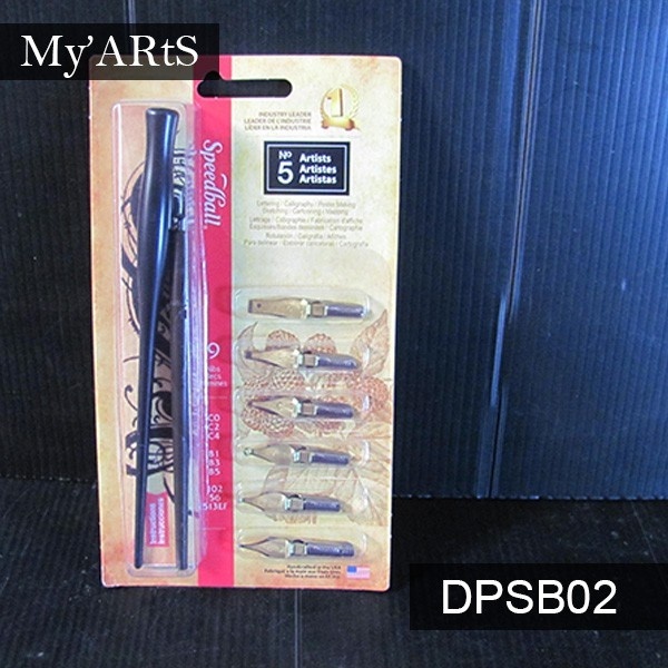 Jual Speedball Calligraphy No. 5 Artists Pen Set - Pena Dip Pen Hand ...