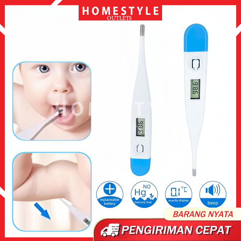 Jual Alat Pengukur Suhu Badan Tubuh Bayi Baby Anak / Termometer Mulut ...