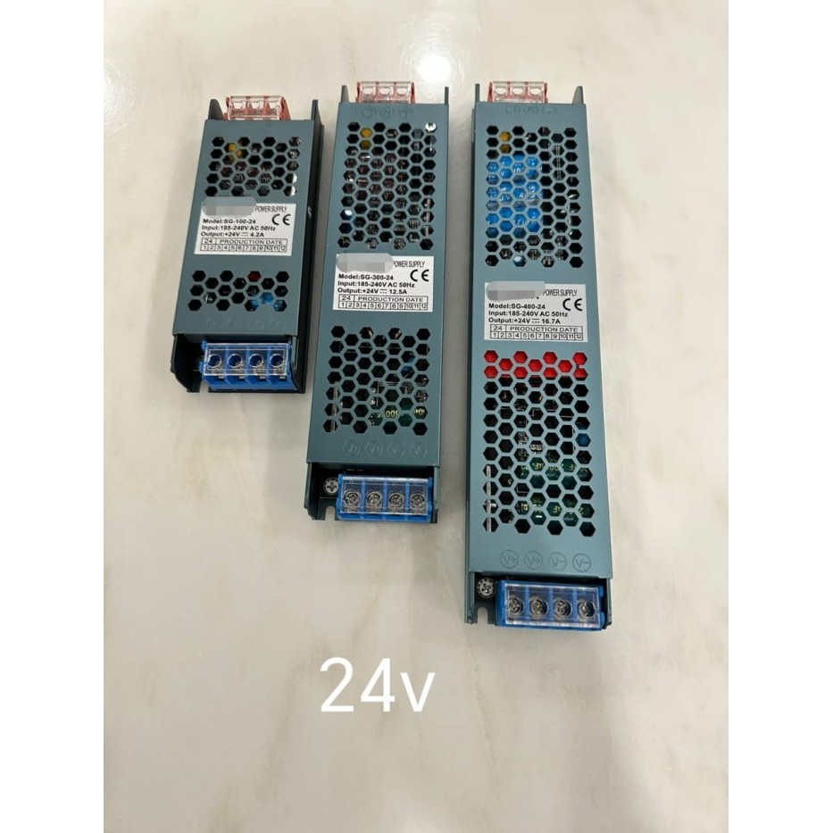Jual Trafo Adaptor Led Strip Power Supply Slim DC 24V Greey 100W,300W,400W - 24V100wgreey ...