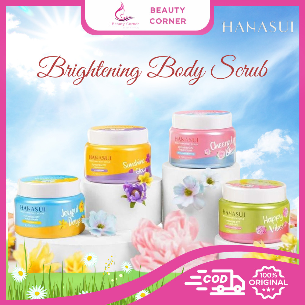 Jual Hanasui Brightening Body Scrub - 200gr | Shopee Indonesia