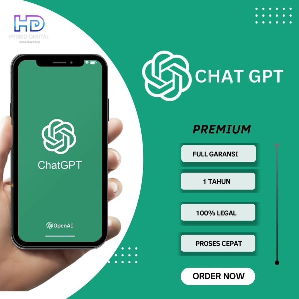 Jual ChatGPT 4 Premium 1 Tahun - Akun Chat Gpt Plus Bergaransi | Shopee Indonesia