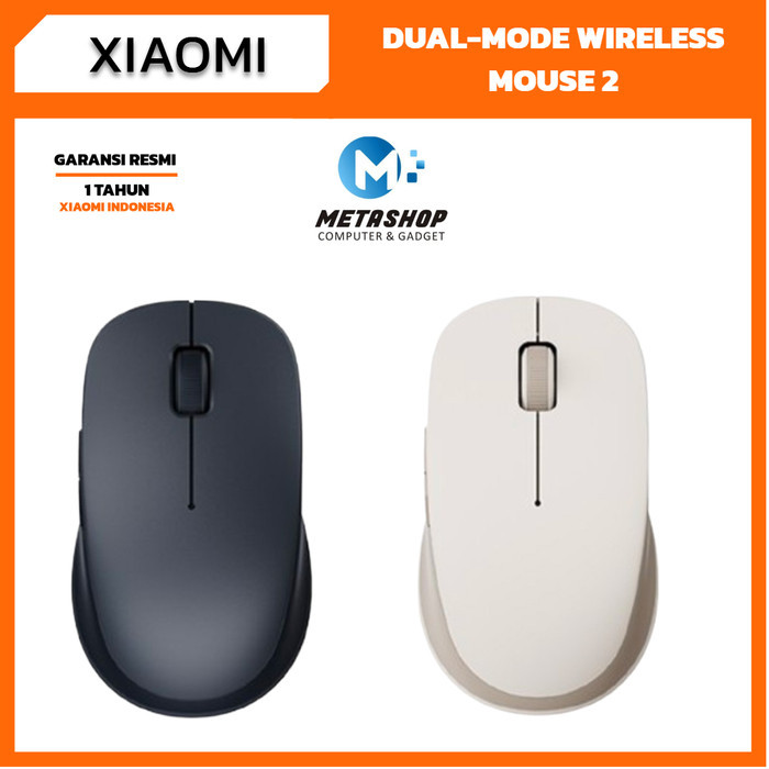 Jual XIAOMI MI Dual-Mode Wireless Mouse 2 Bluetooth 2.4GHz Nirkabel Low ...