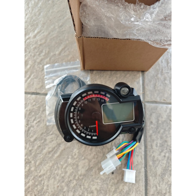 Jual SPIDOMETER SPEEDOMETER DIGITAL MODEL KOSO RX2 RX2N SET SOKET DAN ...