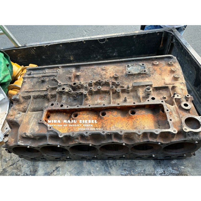 Jual BLOCK ENGINE BLOK MESIN MITSUBISHI FUSO 6D22 6D22T BERKUALITAS ...