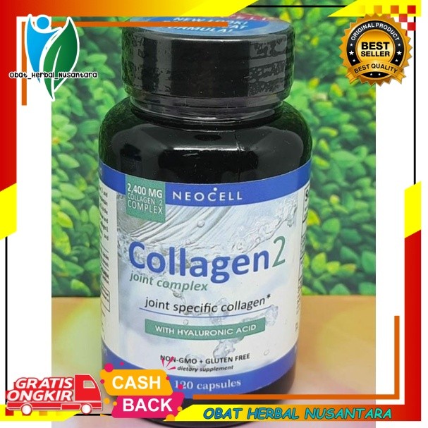 Jual neocell collagen 2 joint complex asli 100% 2400mg 120 Tablet collagen original import ...