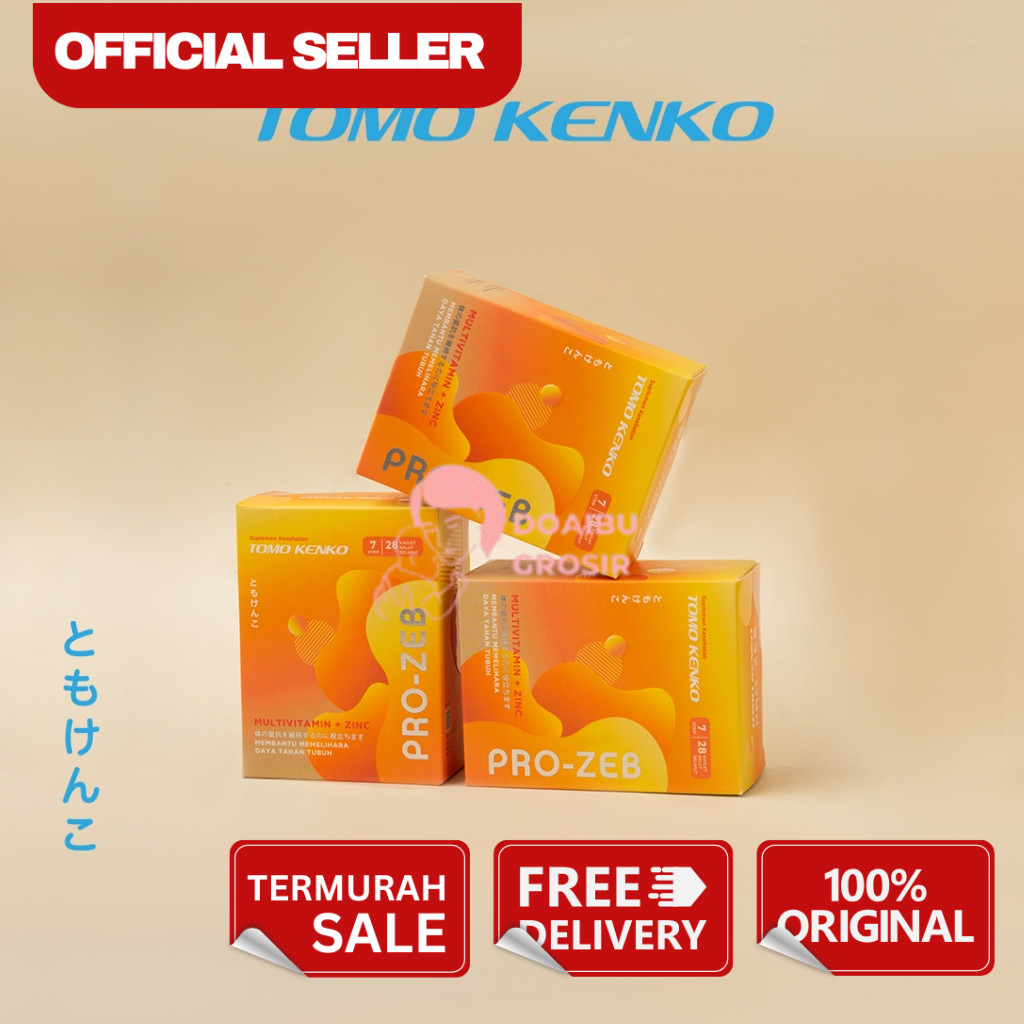 Jual Tomo Kenko Multivitamin Pro-ZEB Tomo Kenko | Vitamin Otak ...