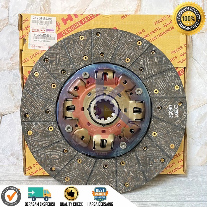 Jual CLUTCH DISC - KAMPAS KOPLING HINO LOHAN 15" 31250-E0490 BERKUAL ...