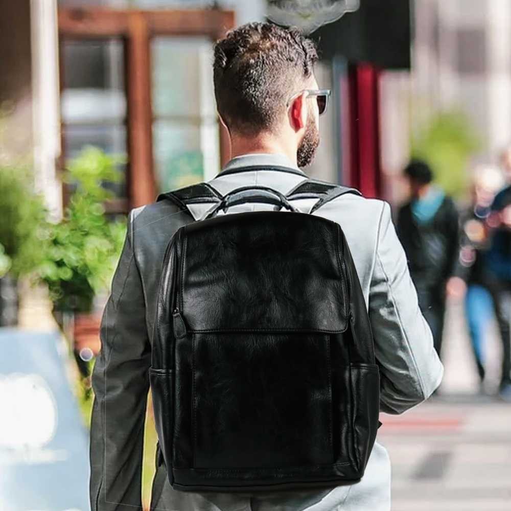 Jual HERALD Tas Ransel Kulit Vintage Leather Backpack - 9367 ( ORI ) | Shopee Indonesia