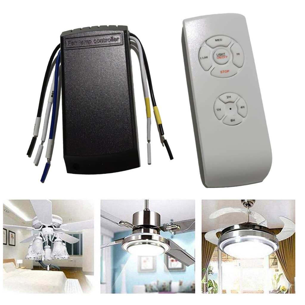 Jual Universal kipas lampu gantung plafon remote Kits 220V lampu kipas ...
