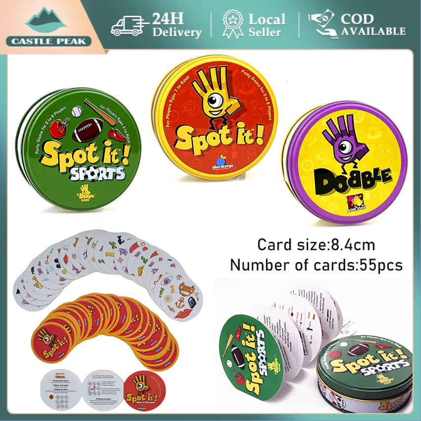 Jual Dobble Spot It Game - Mainan Kartu Matching Game, Board Game ...