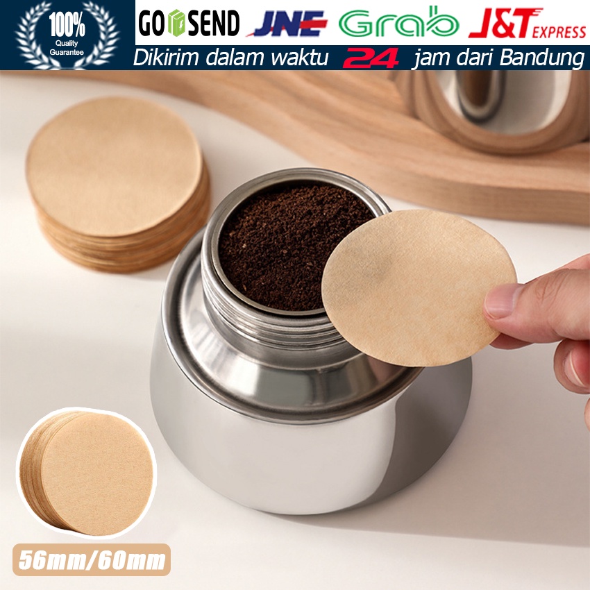 Jual 100Pcs Kertas Saringan Kopi / Paper Filter Mokapot / Coffee Maker ...