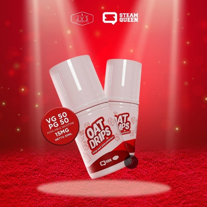 Jual OAT DRIPS V8 ICED OAT STRAWBERRY PODS FRIENDLY 30ML BY JVS x STEAM ...