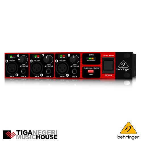 Jual Behringer ADA8200 8 Input Channel ADAT Digital Audio | Shopee ...