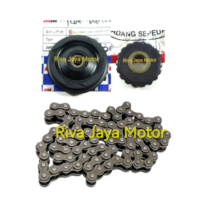 Jual Rantai Keteng + Set + Rol Keteng + Roll Gigi Honda C70 C700 C50 ...
