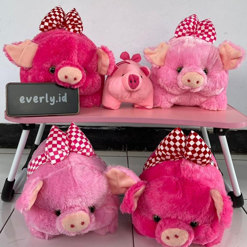 Jual SNI ! BONEKA BABI PINK JUMBO LUCU SNI | Shopee Indonesia