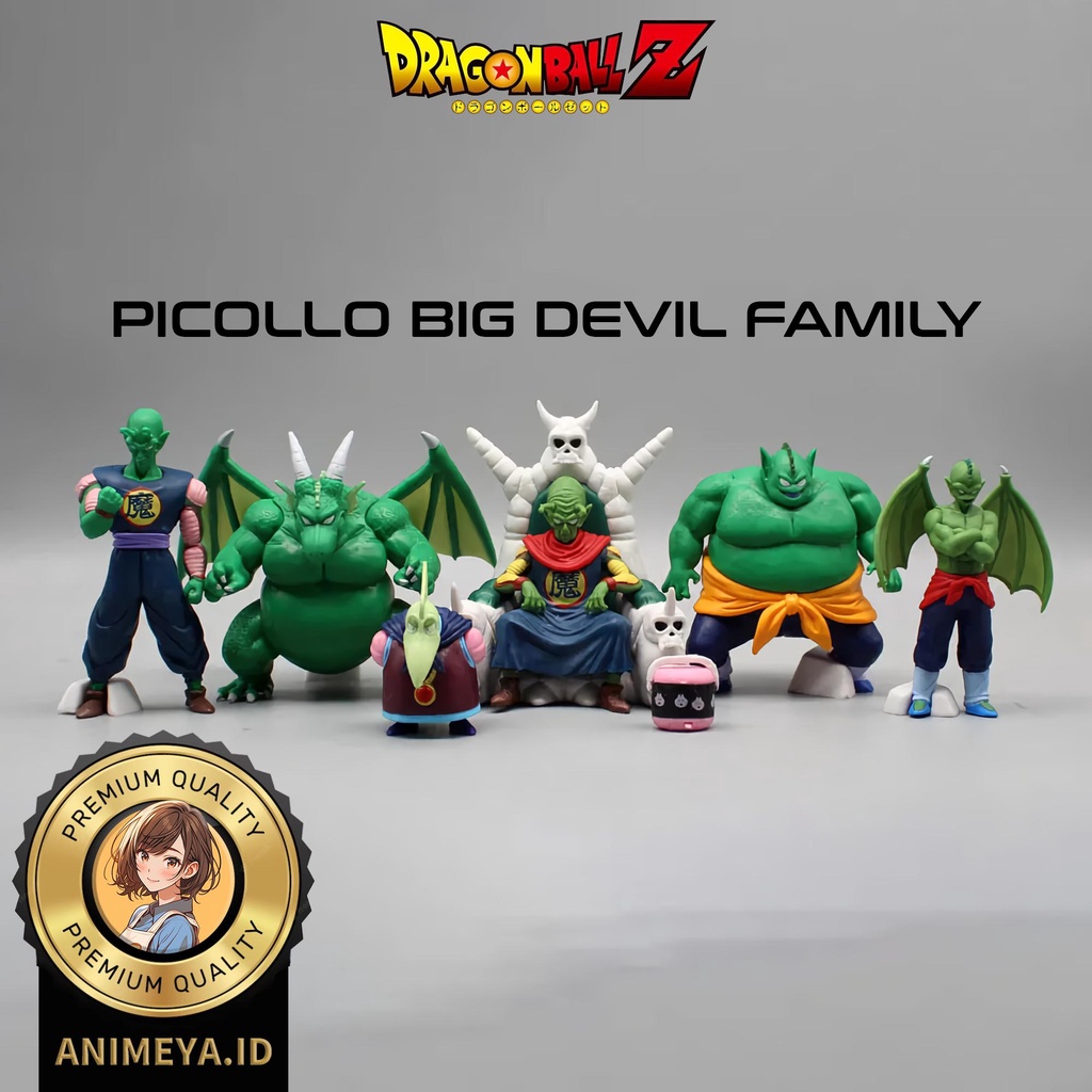 Jual ACTION FIGURE DRAGON BALL PICOLLO BIG DEVIL FAMILY KOLEKSI PATUNG ...