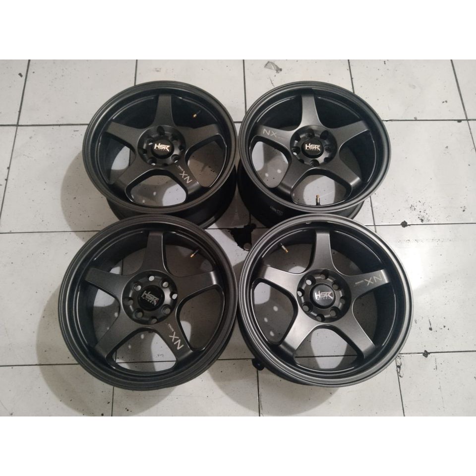 Jual velg mobil second jdm hsr kailolo ring 16 hol 8x100/114,3 untuk brio jazz vios yaris ...