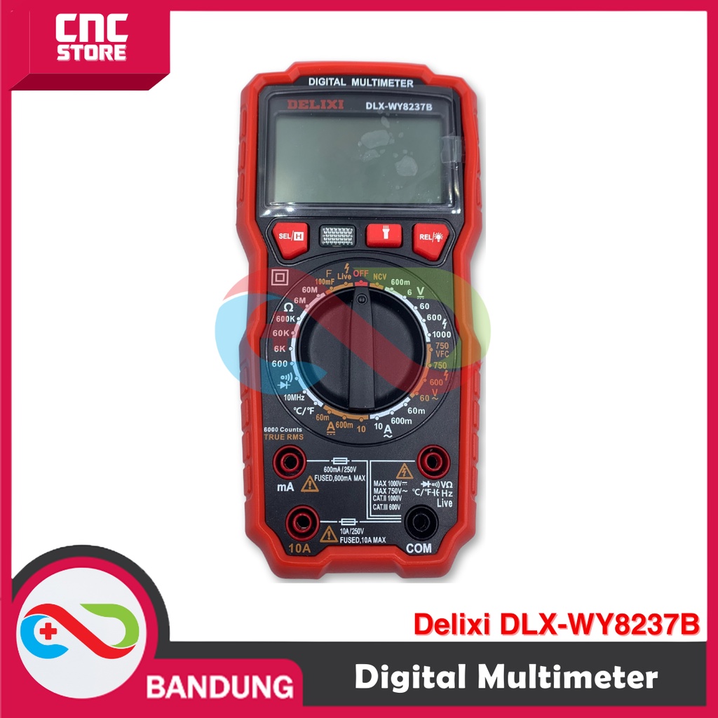 Jual DELIXI 8237B DIGITAL MULTIMETER AVOMETER MULTITESTER | Shopee ...