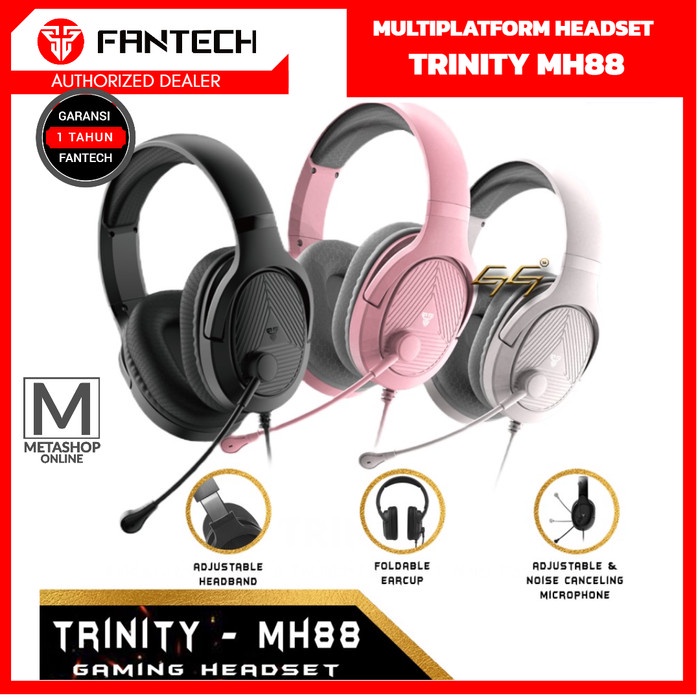 Jual Fantech TRINITY MH88 Multiplatform Headset Gaming Mobile Headphone ...