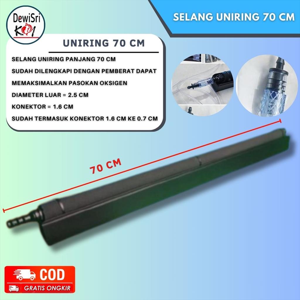 Jual Selang UNIRING dengan Pemberat PANJANG 70 CM Tenggelam pemberat ...