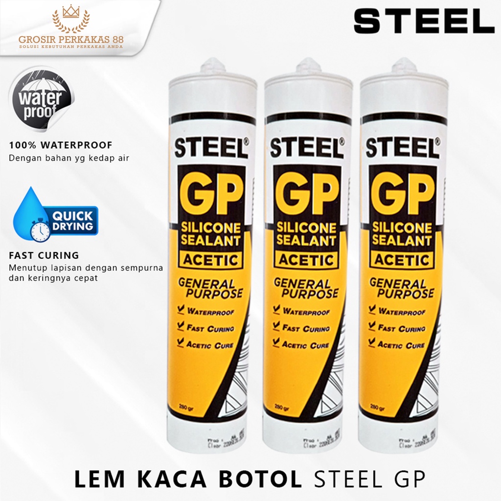 Jual Lem Kaca Aquarium Sealant Silent Silikon Botol Serbaguna Murah ...
