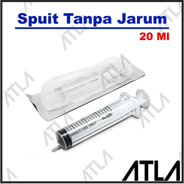 Jual Syringe Spuit Spet 20 ml cc Teknik Tanpa Jarum Takaran Nutrisi ...