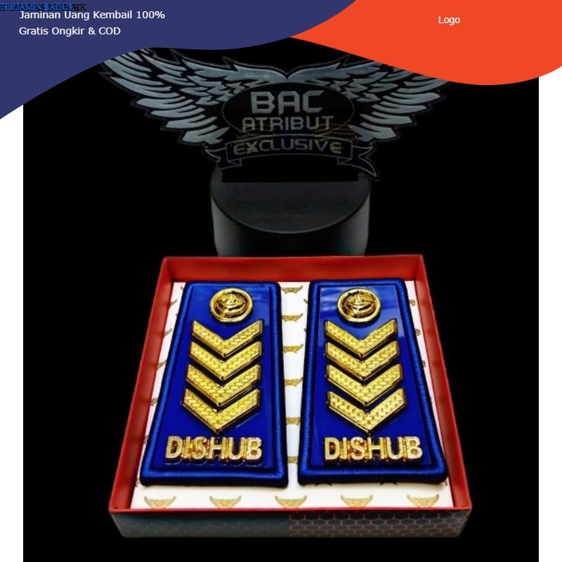 Jual TGA Pangkat pdh Dishub 2D Kain Akrilik Exclusive Bac atribut ...