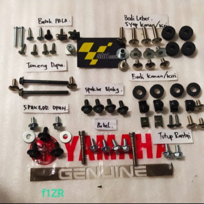 Jual Baud Baut Fullset Full Body Bodi Yamaha F1ZR - Force 1 - Baud full ...