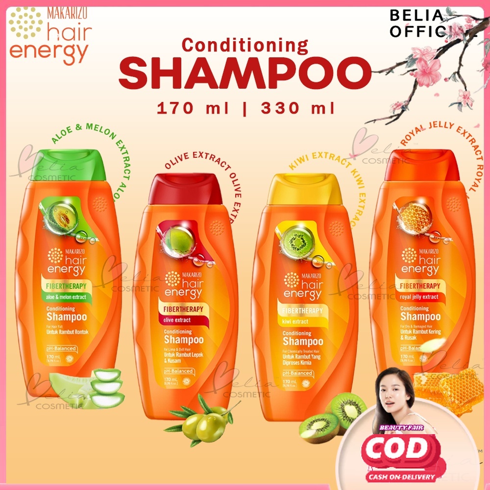 Jual [BF] MAKARIZO HAIR ENERGY SHAMPOO BOTOL 170ML & 330ML SHAMPO SAMPO ...