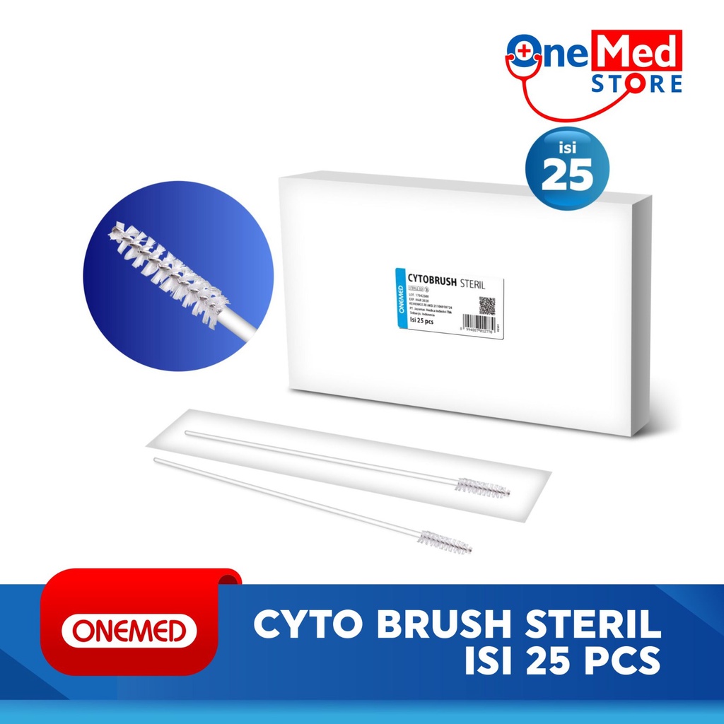 Jual Cytobrush Sterile OneMed Box Isi 25 Pcs YG | Shopee Indonesia