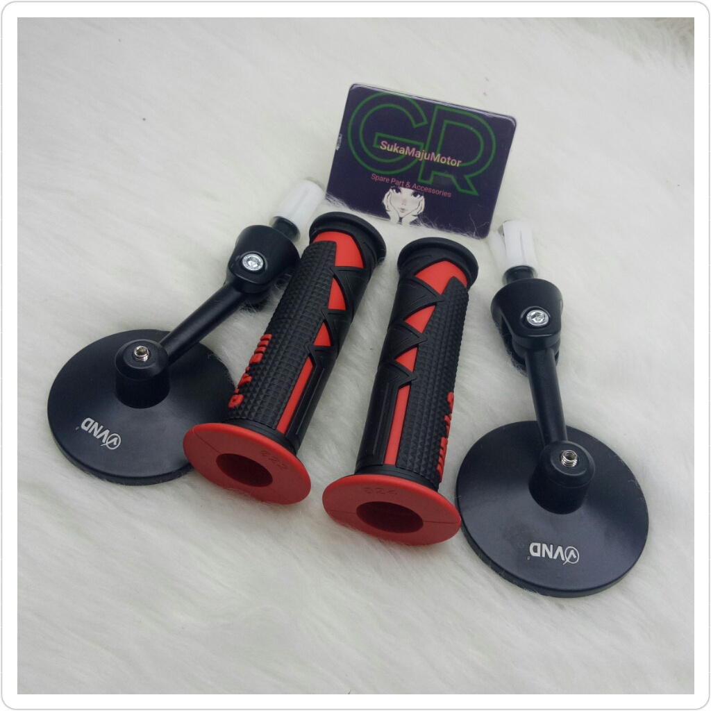 Jual #CRC# Paket Variasi Spion Jalu Vnd PREMIUM+Handgrip Domino Shark ...