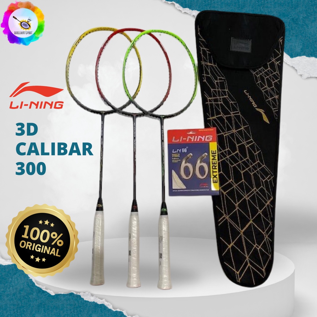 Jual RAKET BADMINTON LINING 3D CALIBAR 300 BOOST INSTINCT COMBAT ...