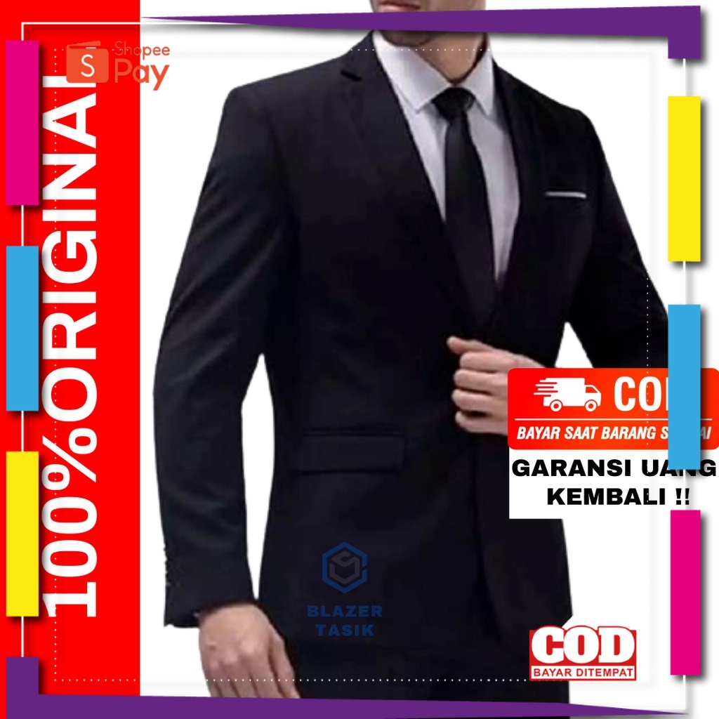 Jual PREMIUM KOREAN STYLE / Jas formal pria/Jas nikah/Jas wisuda/Jas hitam pria/Jas pria ...