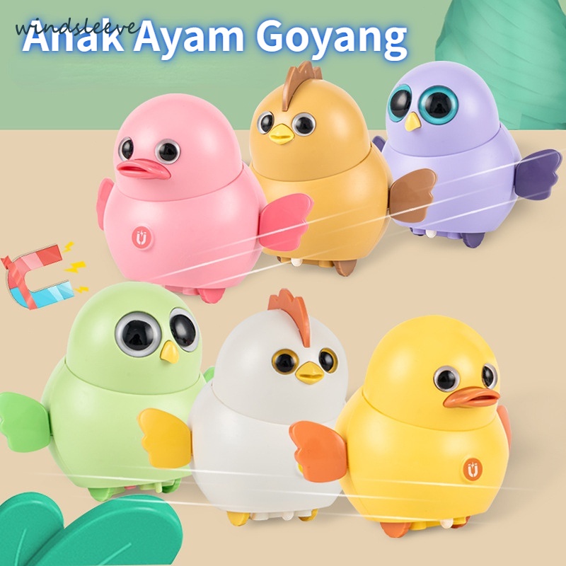 Jual Mainan Anak Wobble Duck Swing Squad Pre-school Magnetic Toy Bebek ...
